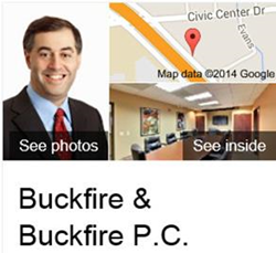 Buckfire & Buckfire, P.C. Offers Google Business Photo (Spin Tour) Of Law Firm Office